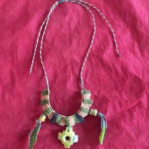 Jewelry | Peruvian Usable Necklace Woven In Macrame Thread And Natural ...